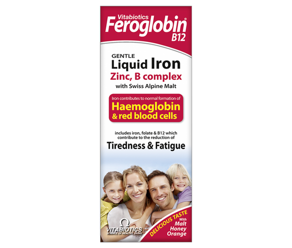 Vitabiotics Feroglobin Liquid 200mL – Tooba Health